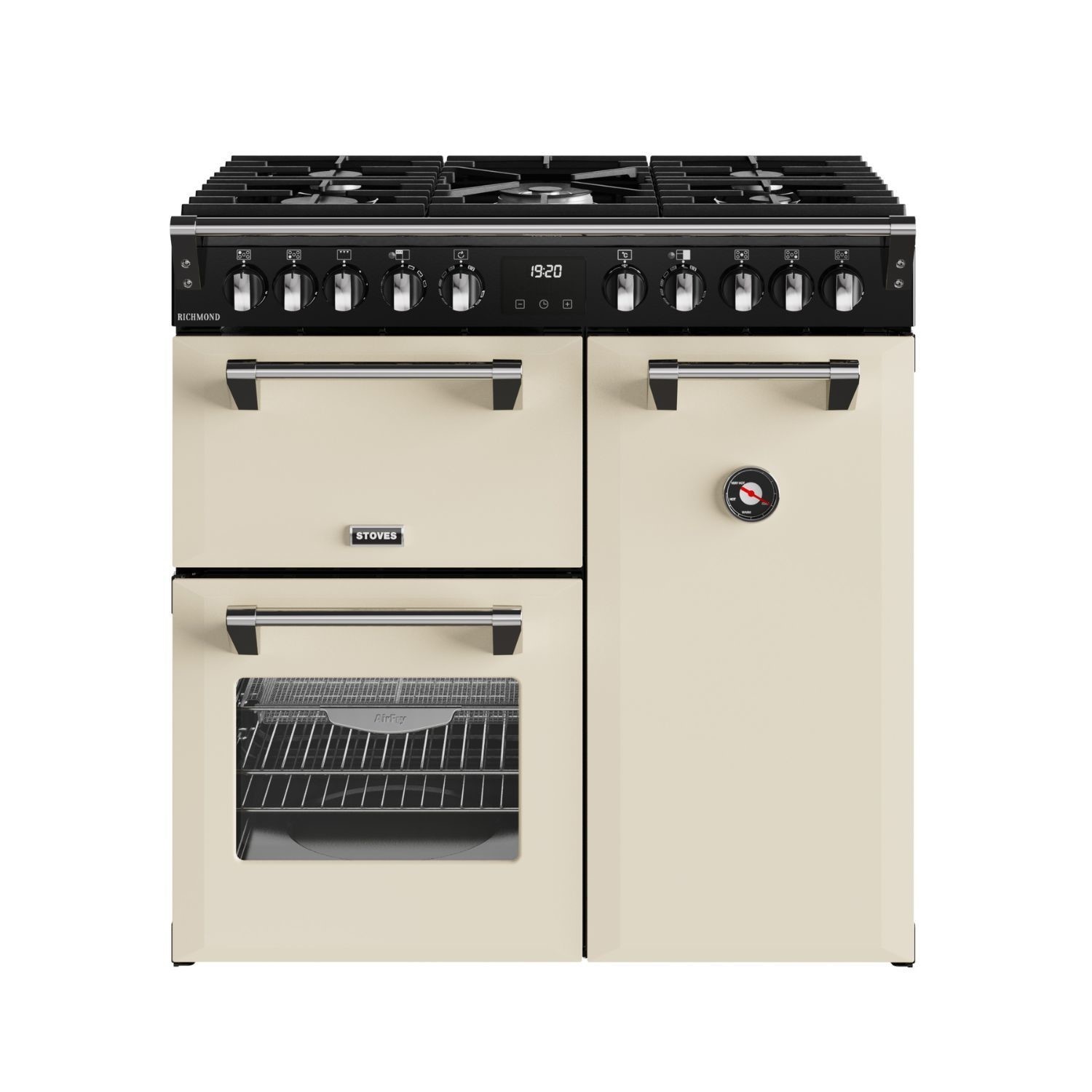Stoves Richmond 90cm Dual Fuel Range Cooker - Cream - Essential Depot