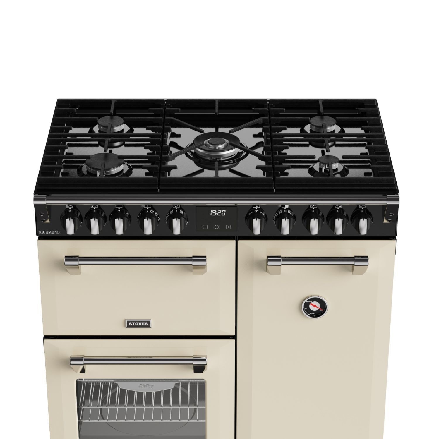Stoves Richmond 90cm Dual Fuel Range Cooker - Cream - Essential Depot