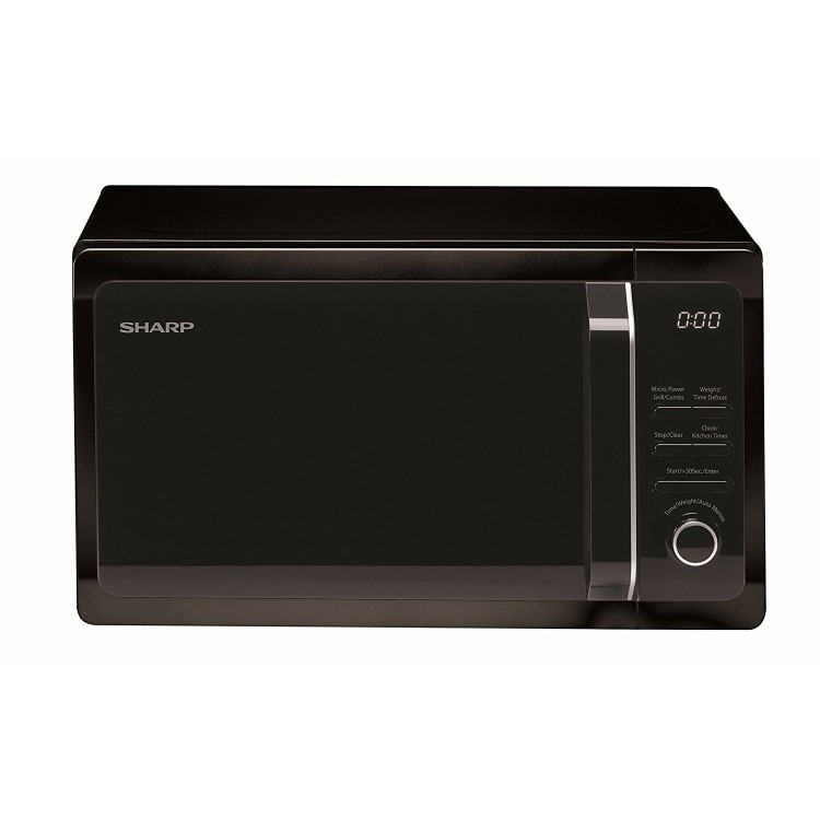 Sharp 20L Digital Microwave Oven with Grill - Black - Essential Depot