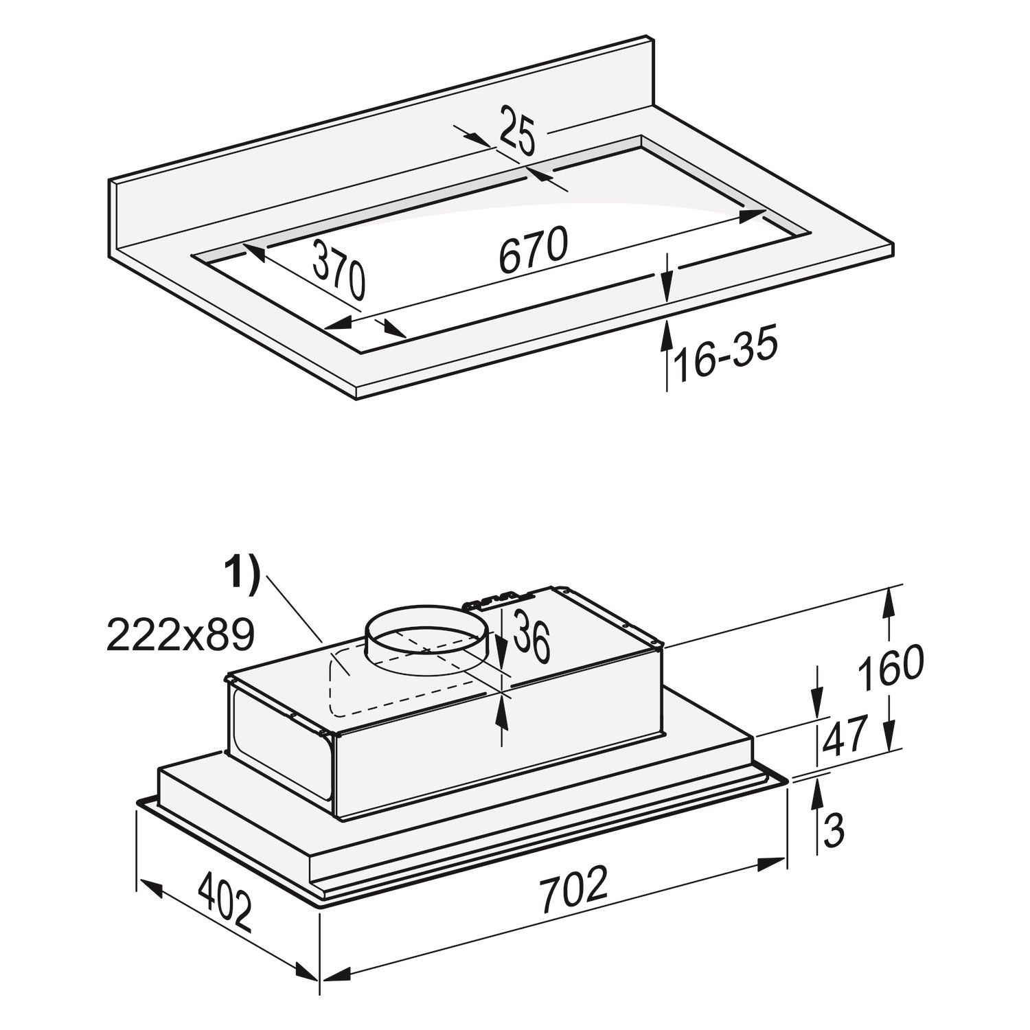 Refurbished Miele DA 2578 70cm Canopy Cooker Hood Stainless Steel ...