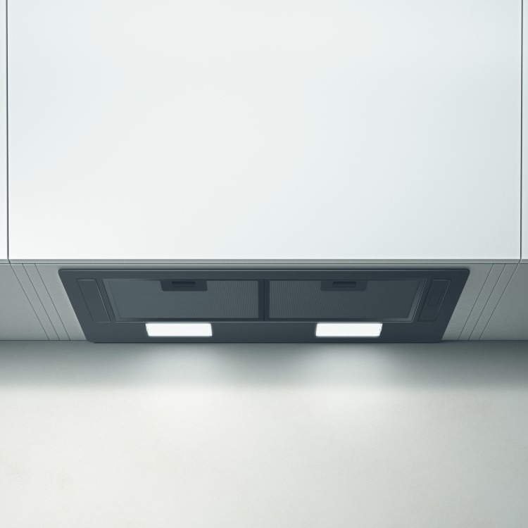 Elica Deluxe 74cm Canopy Cooker Hood - Black - Essential Depot