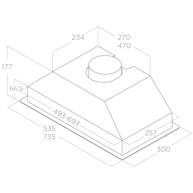Elica Deluxe 54cm Canopy Cooker Hood - Stainless Steel - Essential Depot