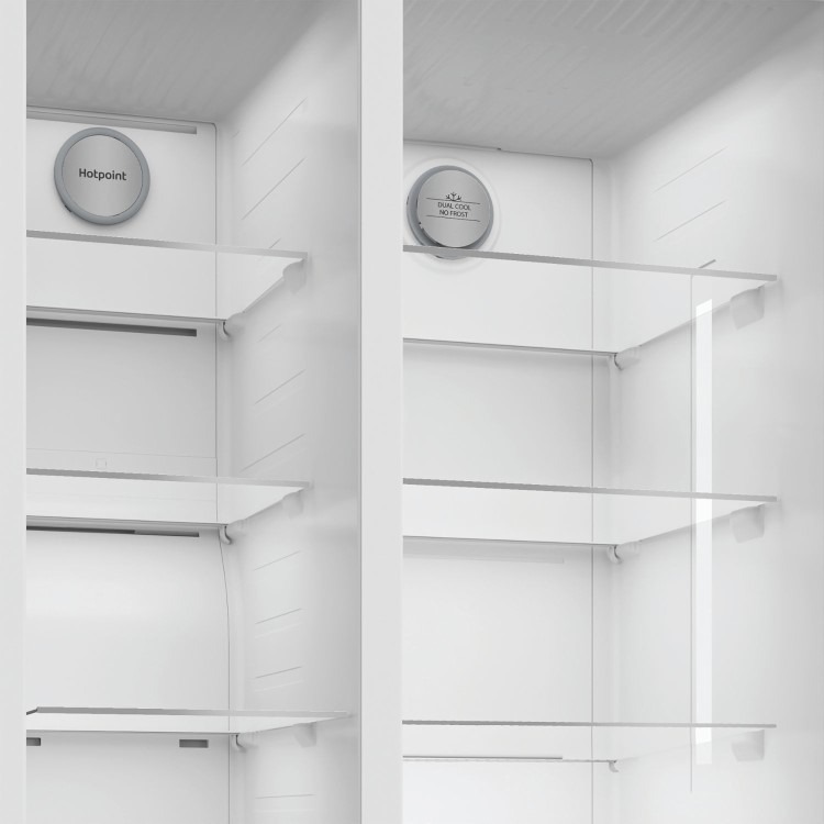 Hotpoint 588 Litre Side-By-Side American Fridge Freezer - Stainless ...