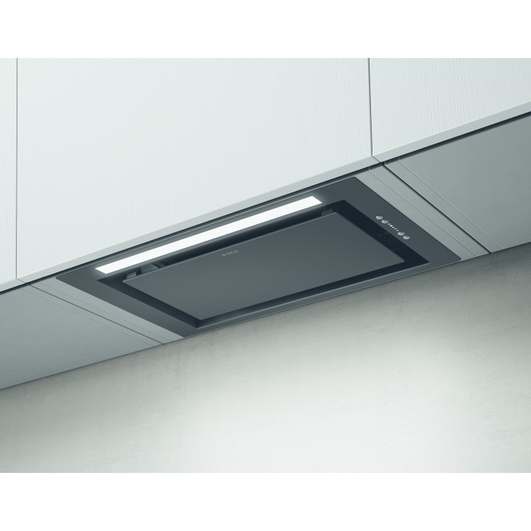 Elica Lane 72cm Canopy Cooker Hood - Black - Essential Depot