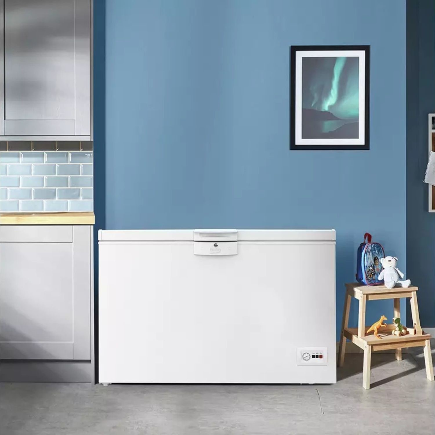 Beko 360 Litre Freestanding Chest Freezer - White - Essential Depot