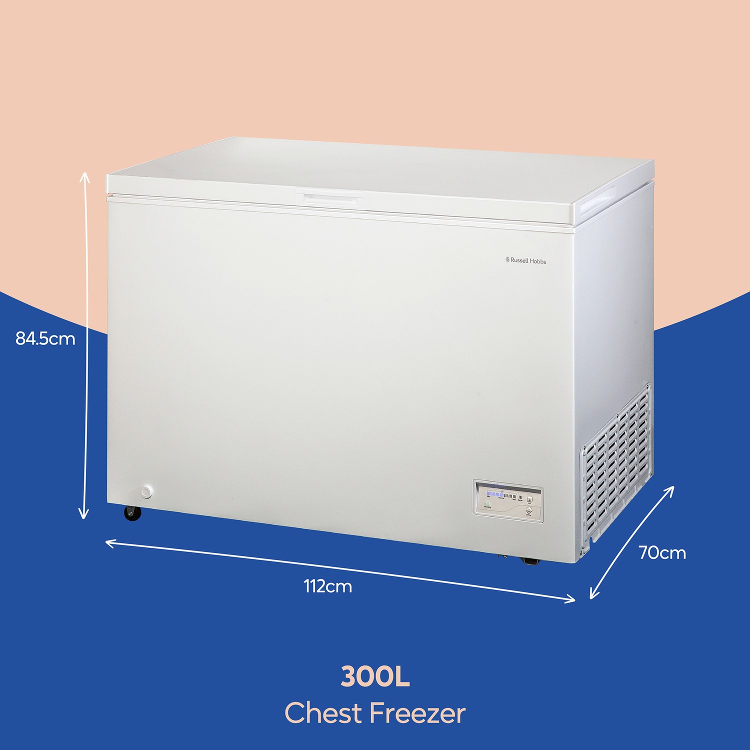 Russell Hobbs 300 Litre Chest Freezer - White - Essential Depot