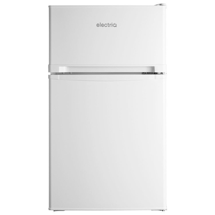 electriQ 80 Litre Under Counter Freestanding Fridge Freezer - White ...