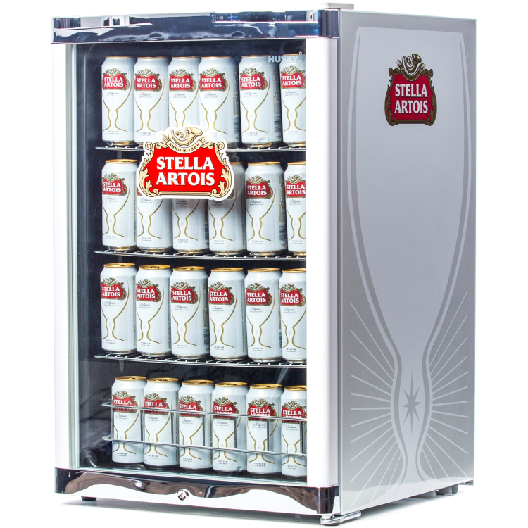 Husky 122 Litre Stella Drink Fridge - White - Essential Depot