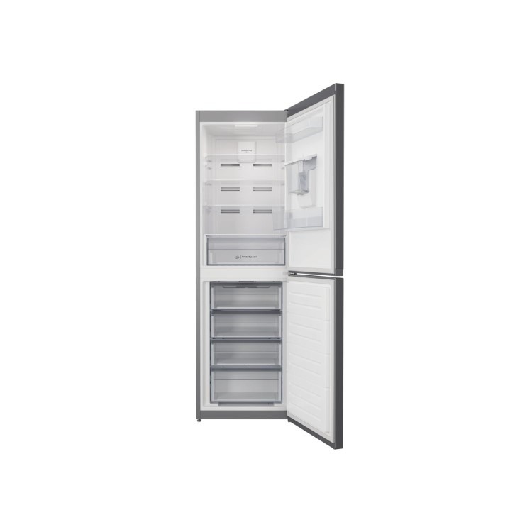 Indesit 322 Litre 50/50 Freestanding Fridge Freezer - Silver ...