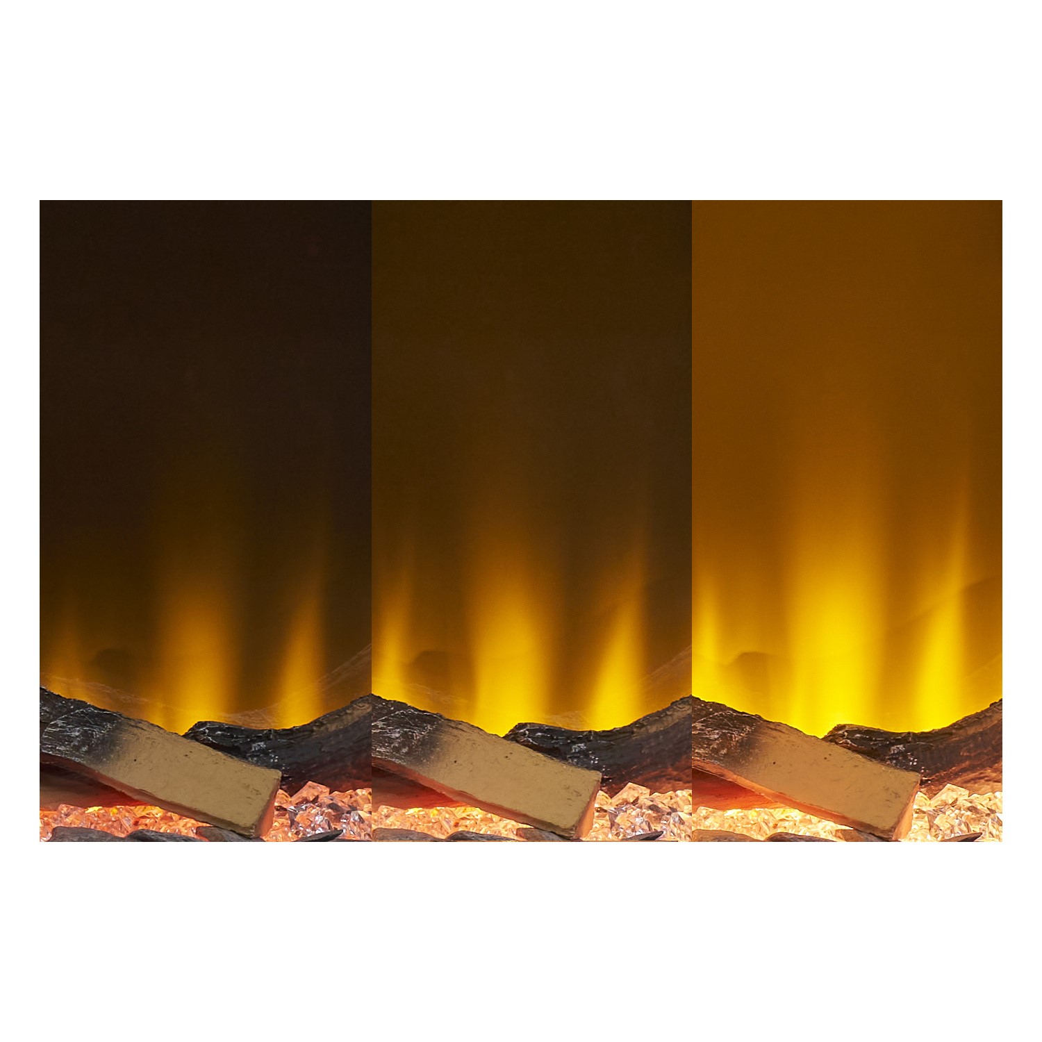 Acantha Aspire 50 Corner View Media Wall Electric Fire - Essential Depot