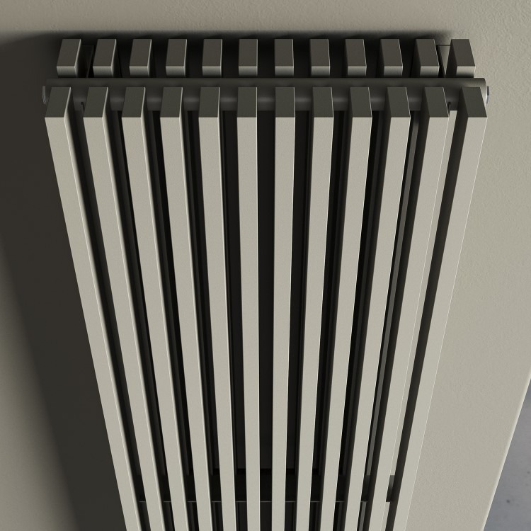 Beige Vertical Double Panel Radiator 1600 x 450mm – Nevada - Essential ...