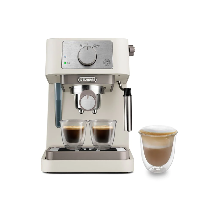 Delonghi Stilosa Manual Espresso Freestanding Coffee Machine with Milk ...