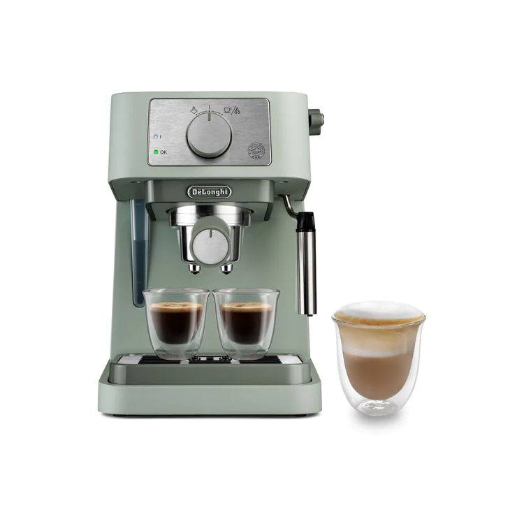Delonghi Stilosa Manual Espresso Freestanding Coffee Machine with Milk ...