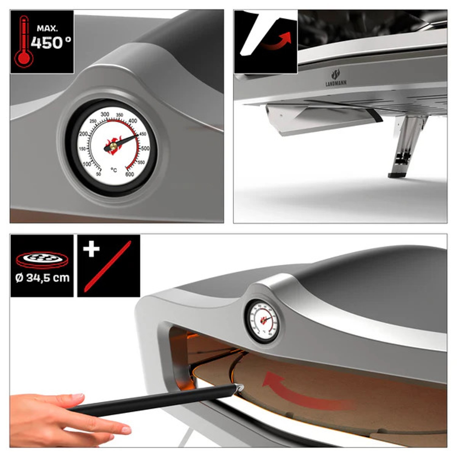 Landmann Caliano 1.0 Portable Gas Pizza Oven - Essential Depot