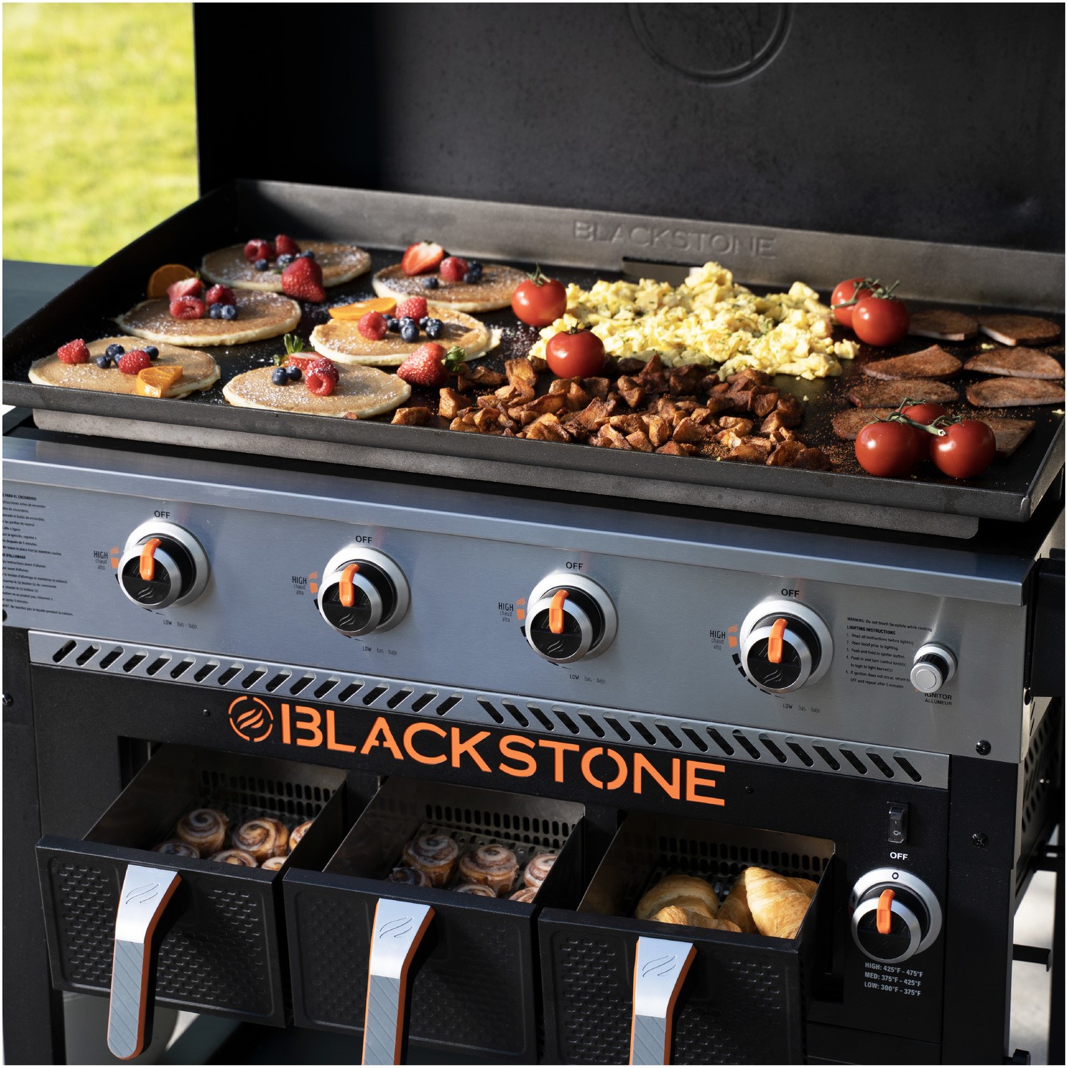 Blackstone Griddle Plus 36 Inch Griddle with Air Fryer - Essential Depot