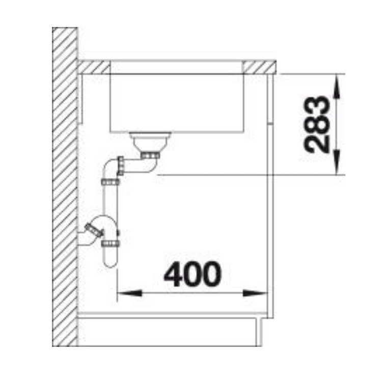 Blanco Supra 450-U Single Bowl Undermount Chrome Stainless Steel ...